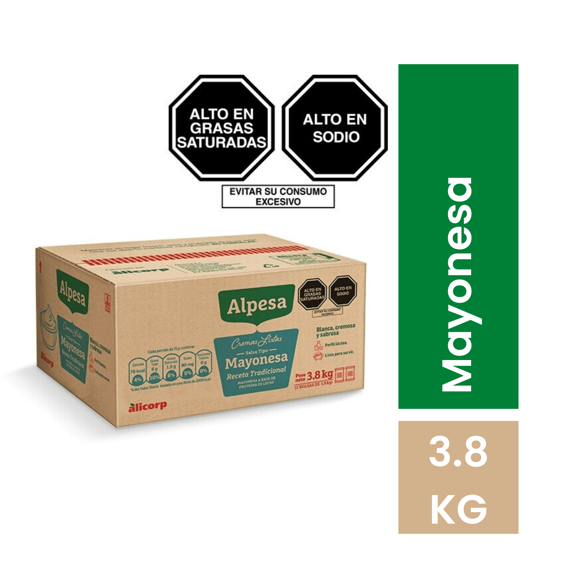 MAYONESA ALPESA X 3.80KG – Armezan Peru