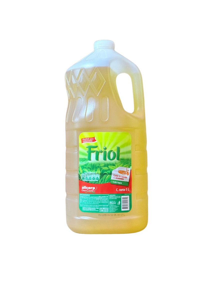 ACEITE VEGETAL FRIOL ULTRA BIDON X 5 LT – Armezan Peru